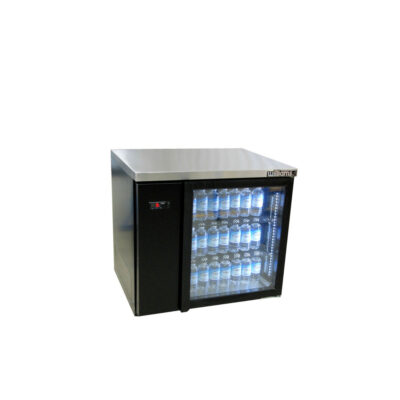 One Door Black Colorbond Remote Back Bar Counter Display Refrigerator ...